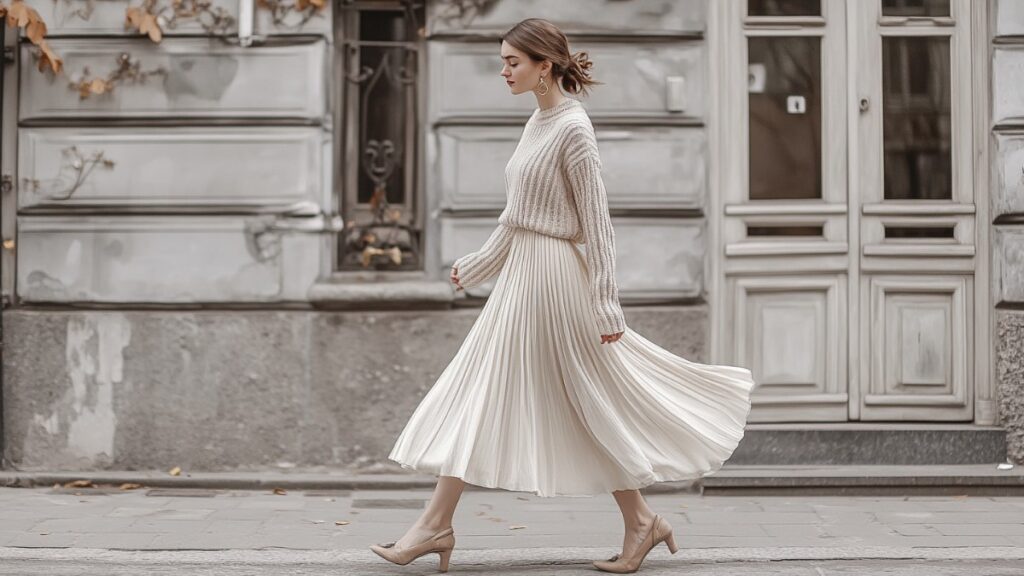 How To Layer Sweaters Over Dresses