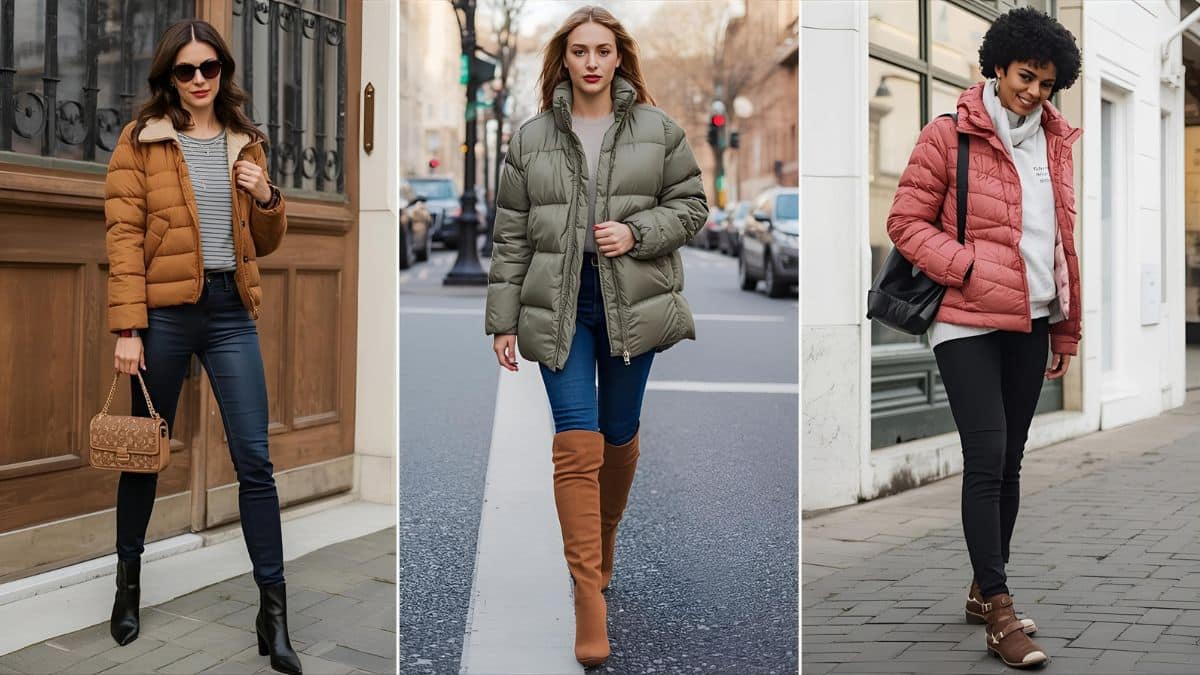 How To Wear Puffer Jackets For Women | Style Guide 2025